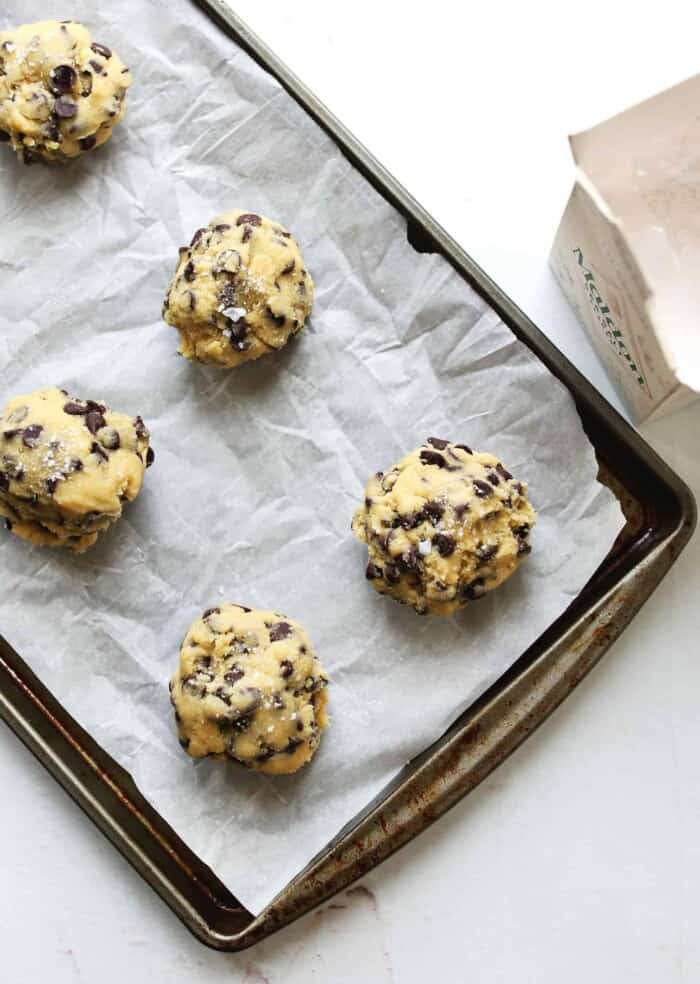 Giant Chocolate Chip Cookies - A Beautiful Mess