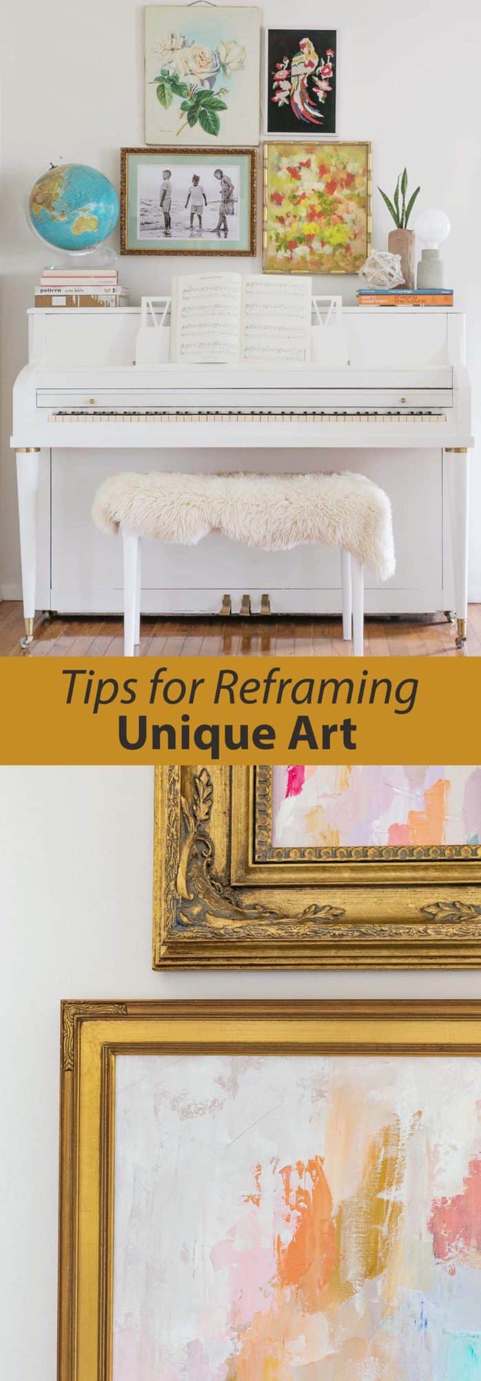 Tips for Framing Art - A Beautiful Mess