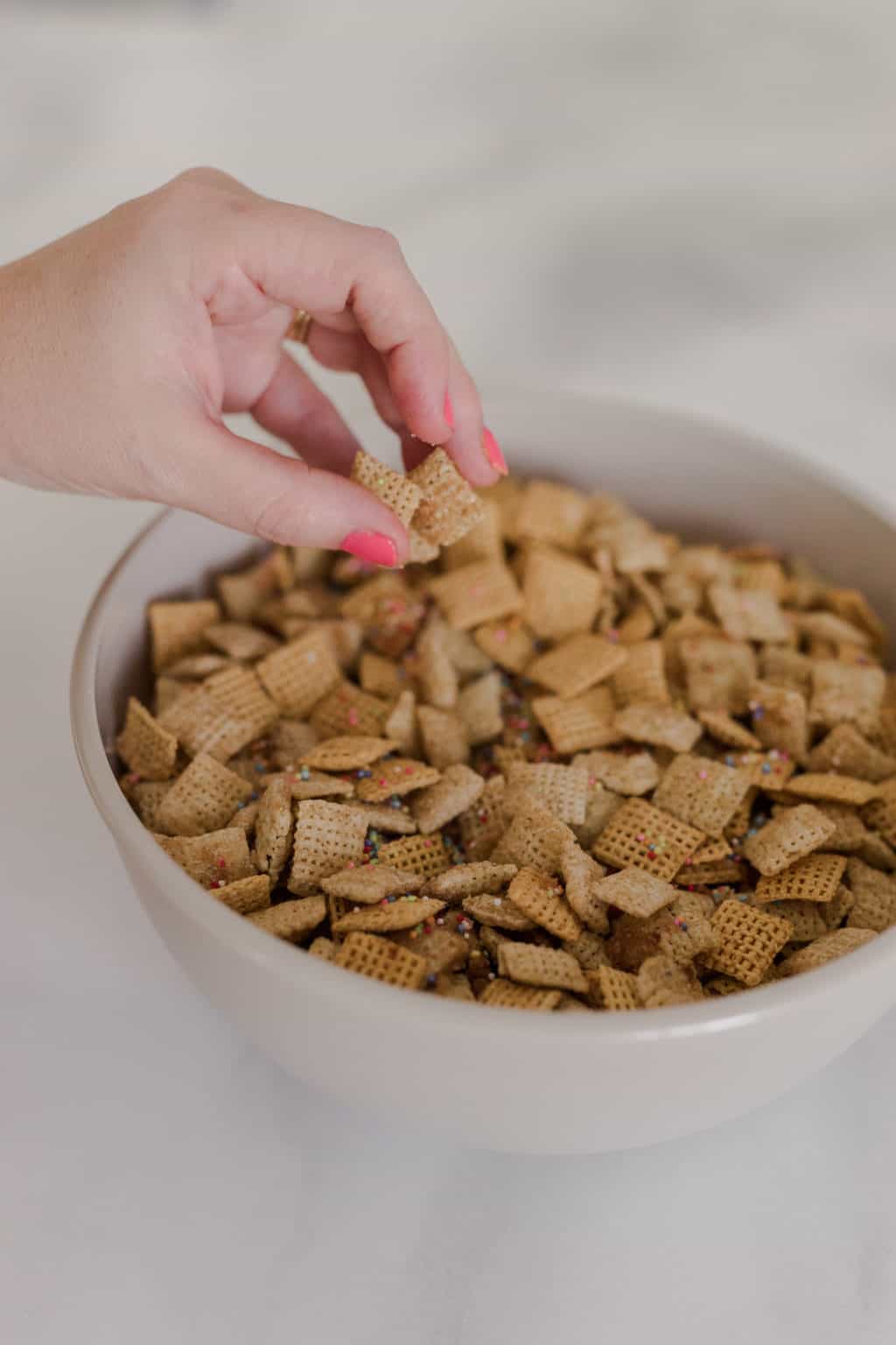 Churro Chex Mix Recipe - A Beautiful Mess