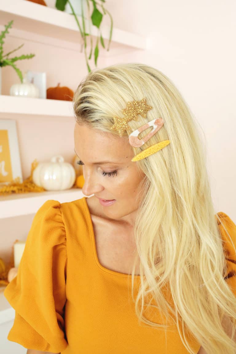 How To Make Statement Hair Clips At Home! - A Beautiful Mess