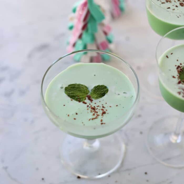 Grasshopper Cocktail - A Beautiful Mess