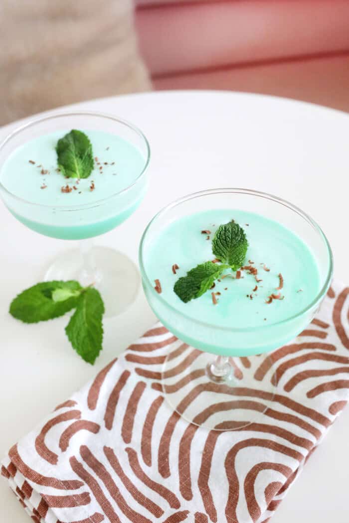 Grasshopper Cocktail - A Beautiful Mess