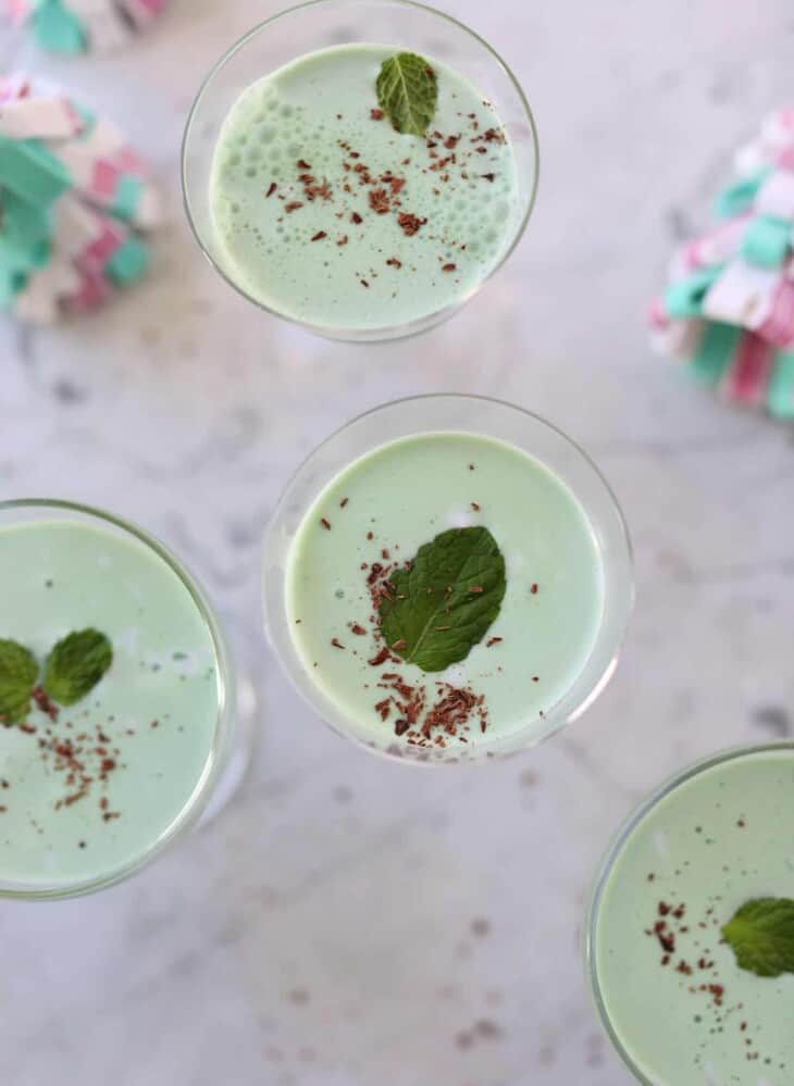 Grasshopper Cocktail - A Beautiful Mess
