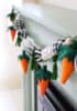 Spring Garland DIY Idea - Yarn Carrots - A Beautiful Mess