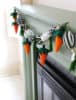 Spring Garland DIY Idea - Yarn Carrots - A Beautiful Mess