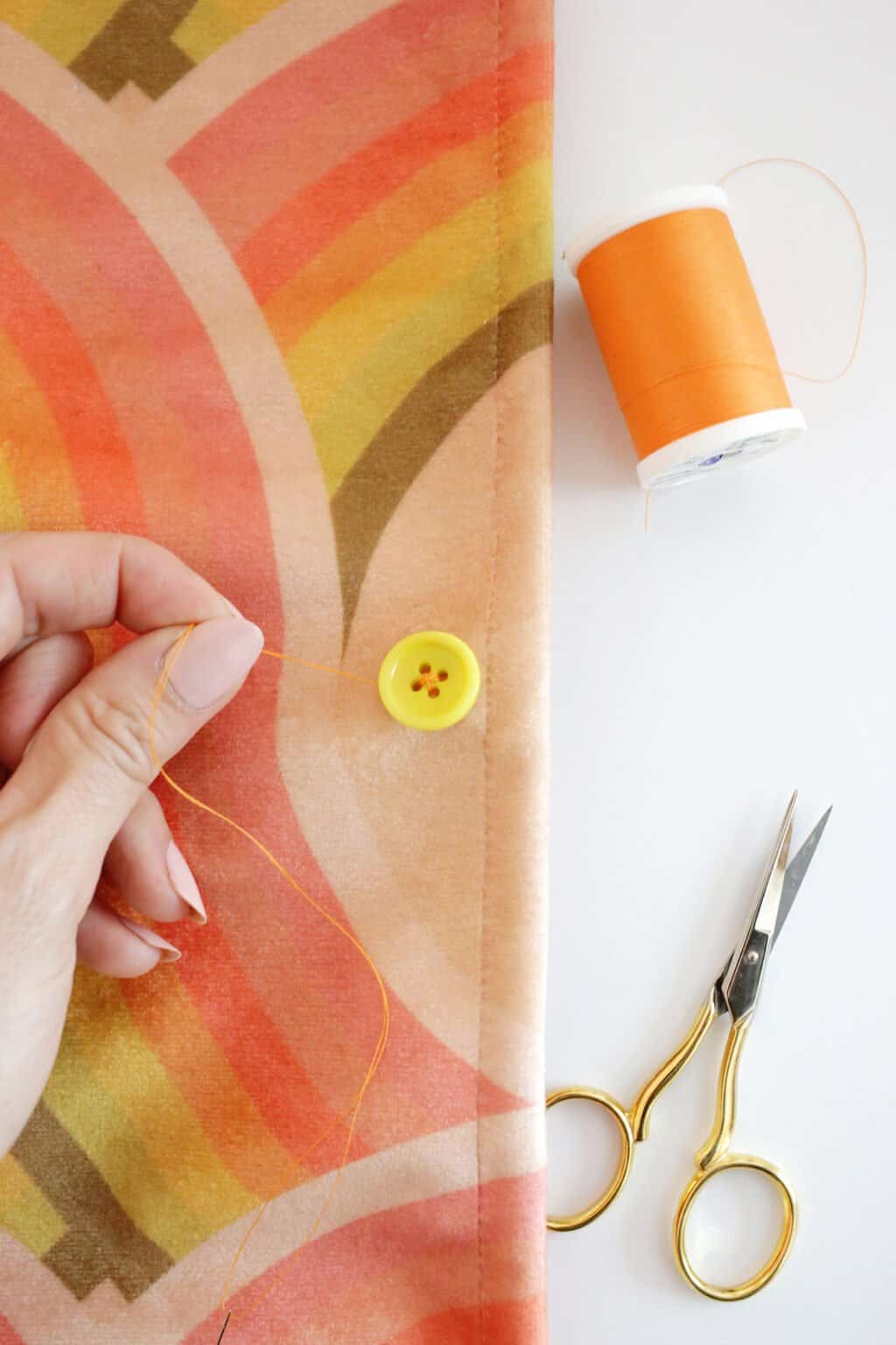 Quickly Sew a Flat or Shank Button (Easy Step By Step with Video) - A ...