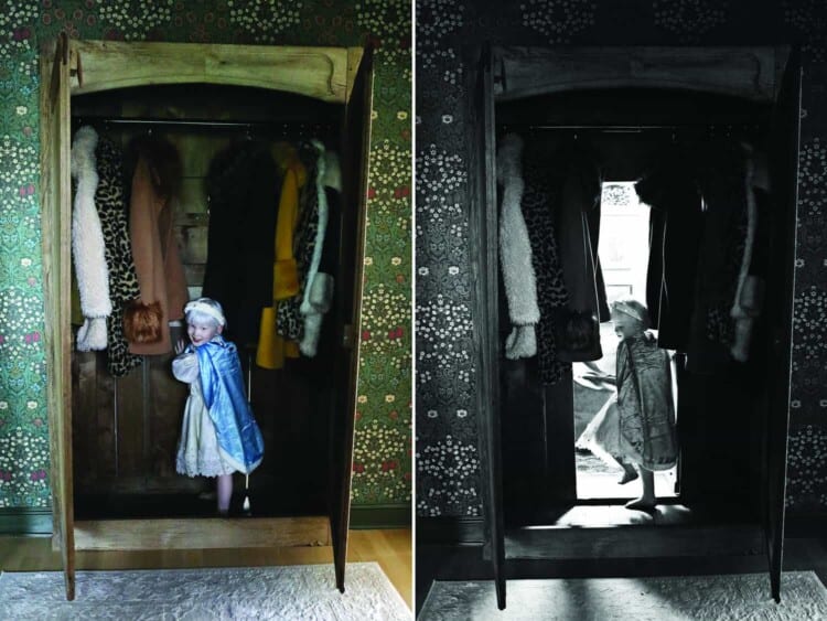 Narnia Wardrobe - Hidden Children's Library - A Beautiful Mess