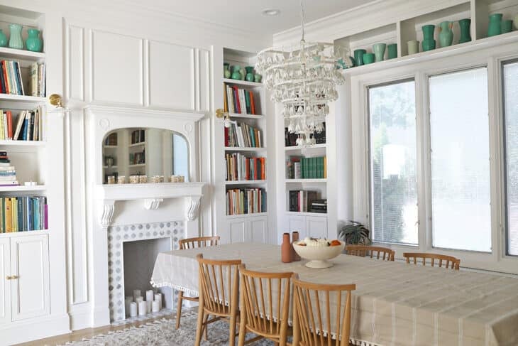 Library Dining Room - A Beautiful Mess