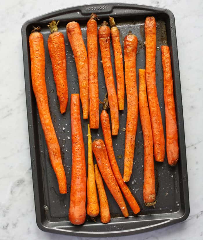 Roasted Carrots - A Beautiful Mess