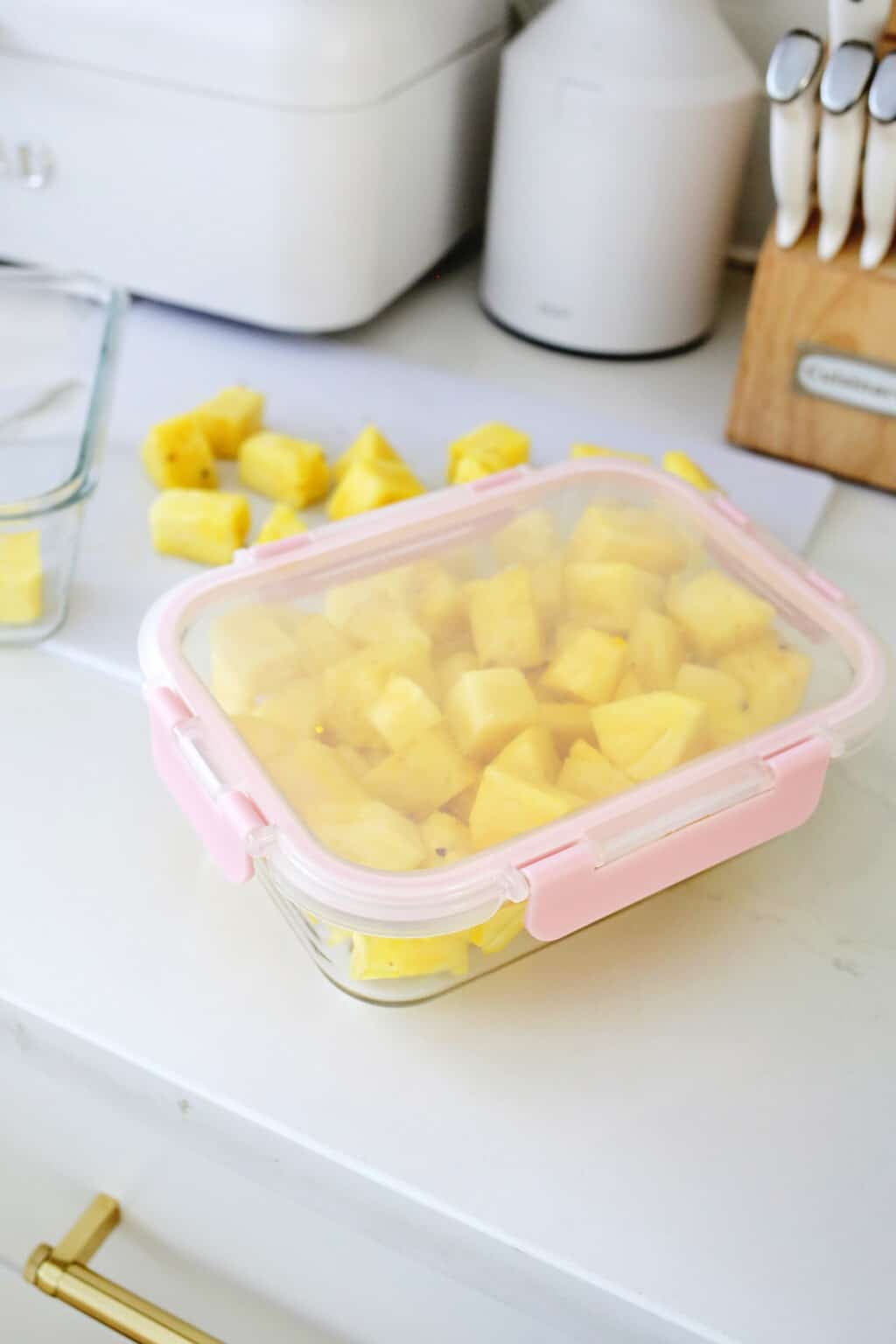 How to Cut A Pineapple (Step-By-Step With Video!) - A Beautiful Mess
