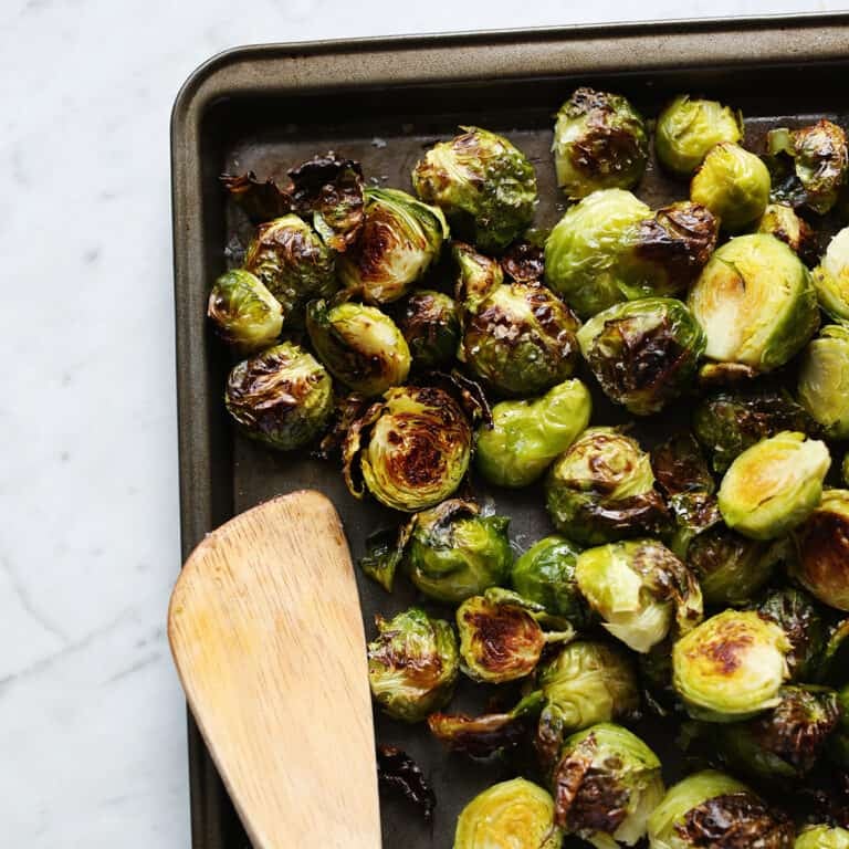 Roasted Brussels Sprouts - A Beautiful Mess