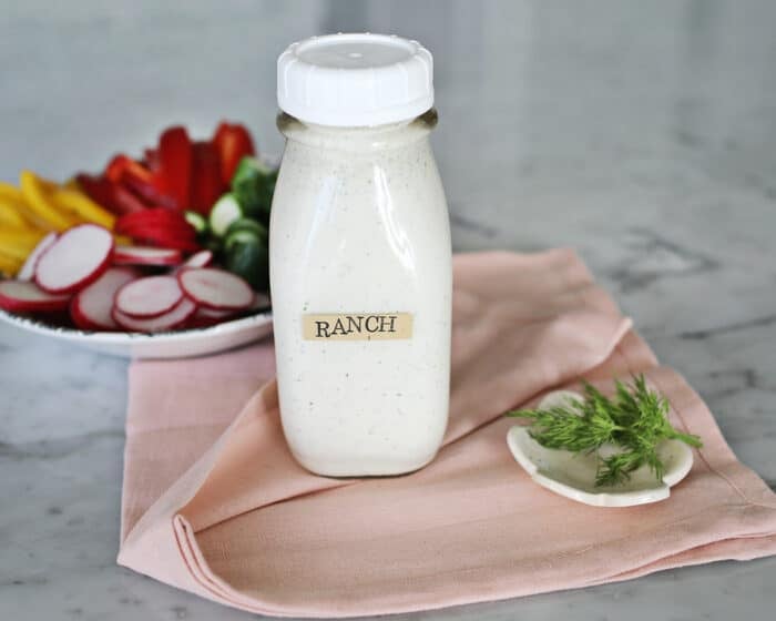 Homemade Ranch Dressing - A Beautiful Mess