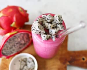 Dragon Fruit Smoothie - A Beautiful Mess