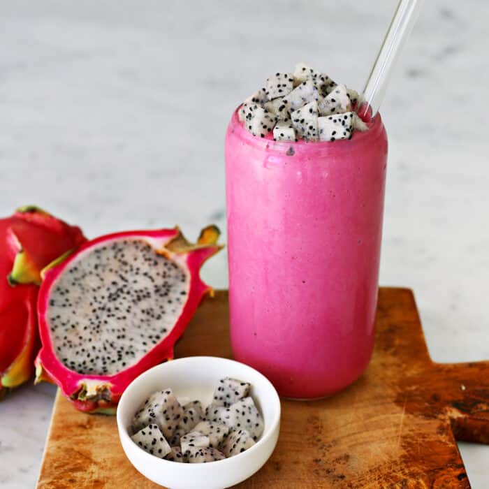 Dragon Fruit Smoothie - A Beautiful Mess