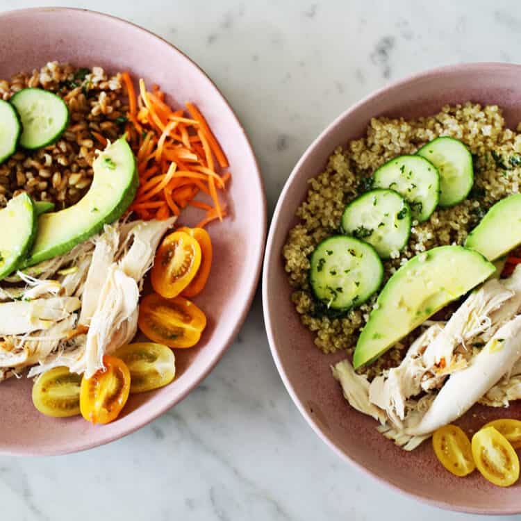 Healthy Grain Bowls - A Beautiful Mess