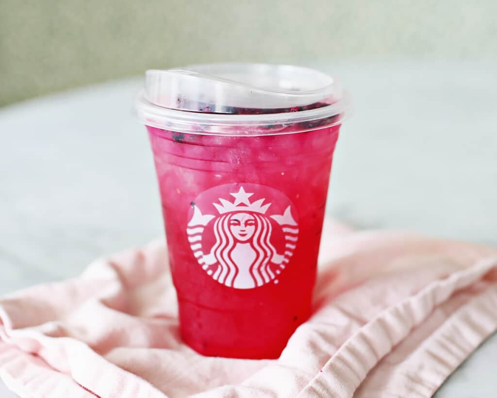 Mango Dragon Fruit Refresher - A Beautiful Mess