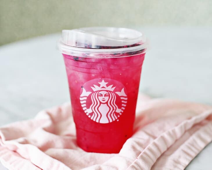 Mango Dragon Fruit Refresher - A Beautiful Mess