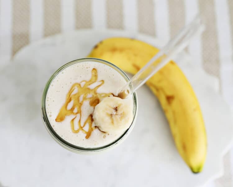 Banana Smoothie - A Beautiful Mess