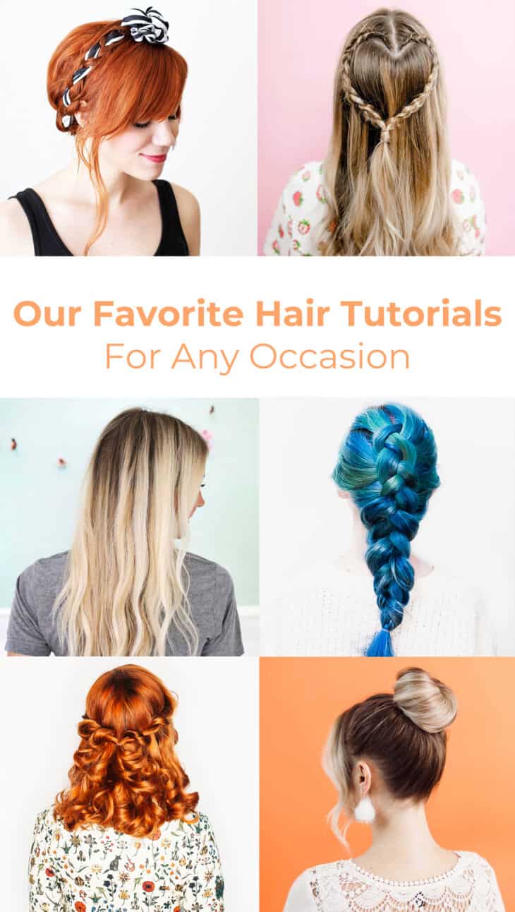30+ Easy Hair Tutorials For Any Occasion - A Beautiful Mess