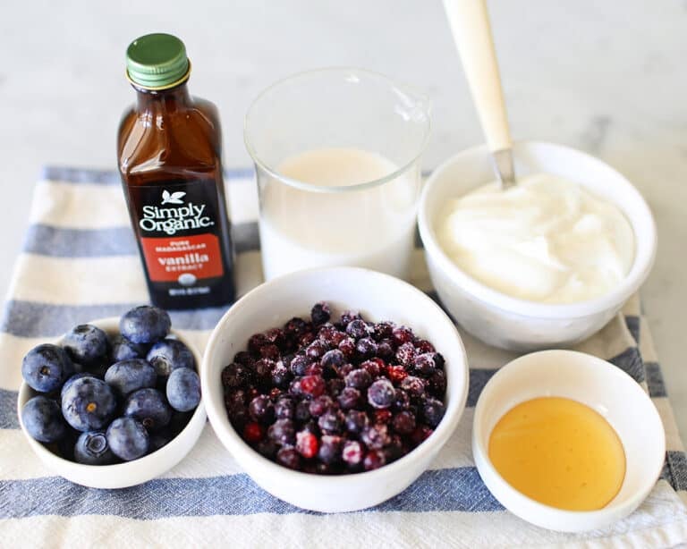 Blueberry Smoothie - A Beautiful Mess