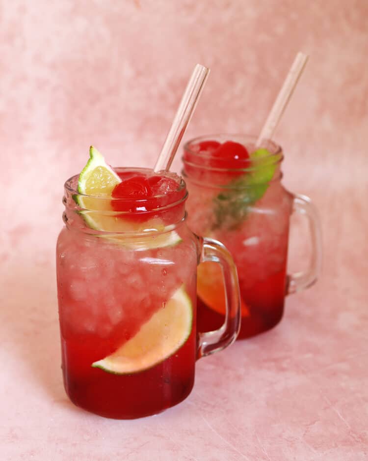 Cherry Limeade Recipe - A Beautiful Mess