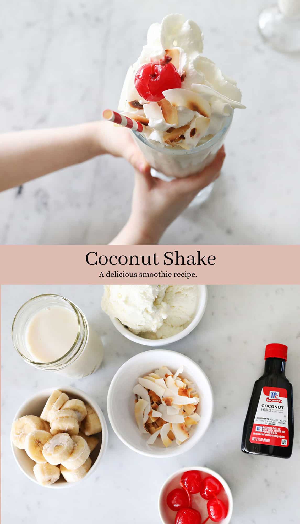 Coconut Smoothie - A Lovely Mess - Nubeed
