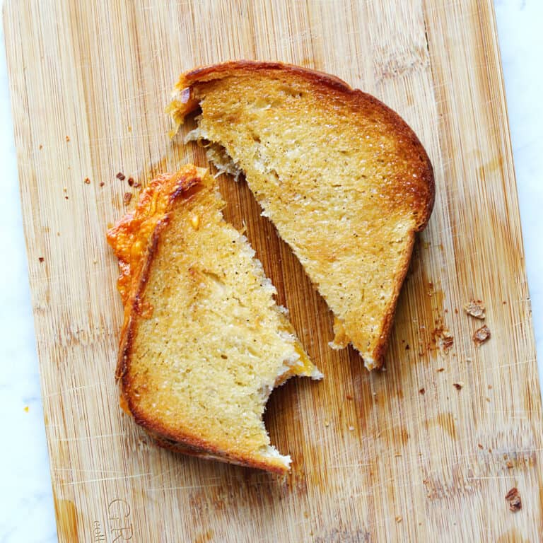 Air Fryer Grilled Cheese - A Beautiful Mess