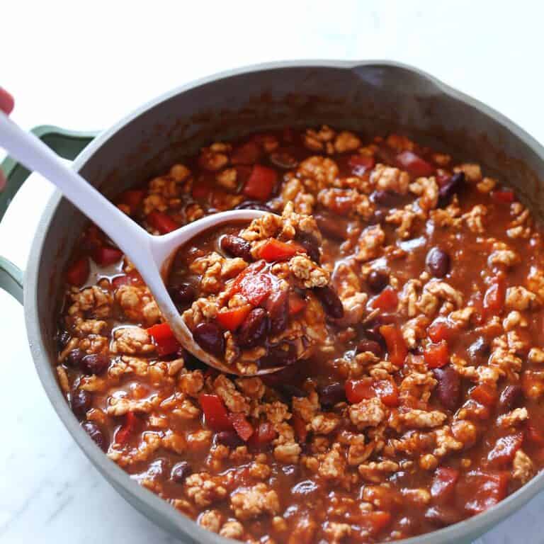 Turkey Chili - A Beautiful Mess