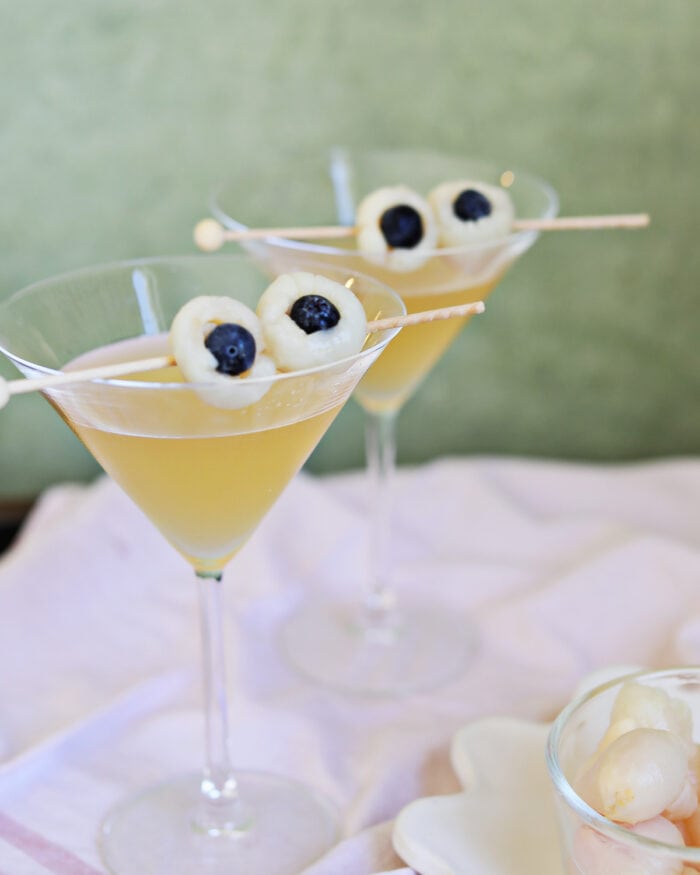 Halloween Eyeball Martini - A Beautiful Mess