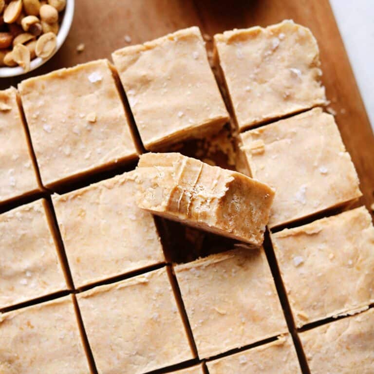 Easy Peanut Butter Fudge - A Beautiful Mess