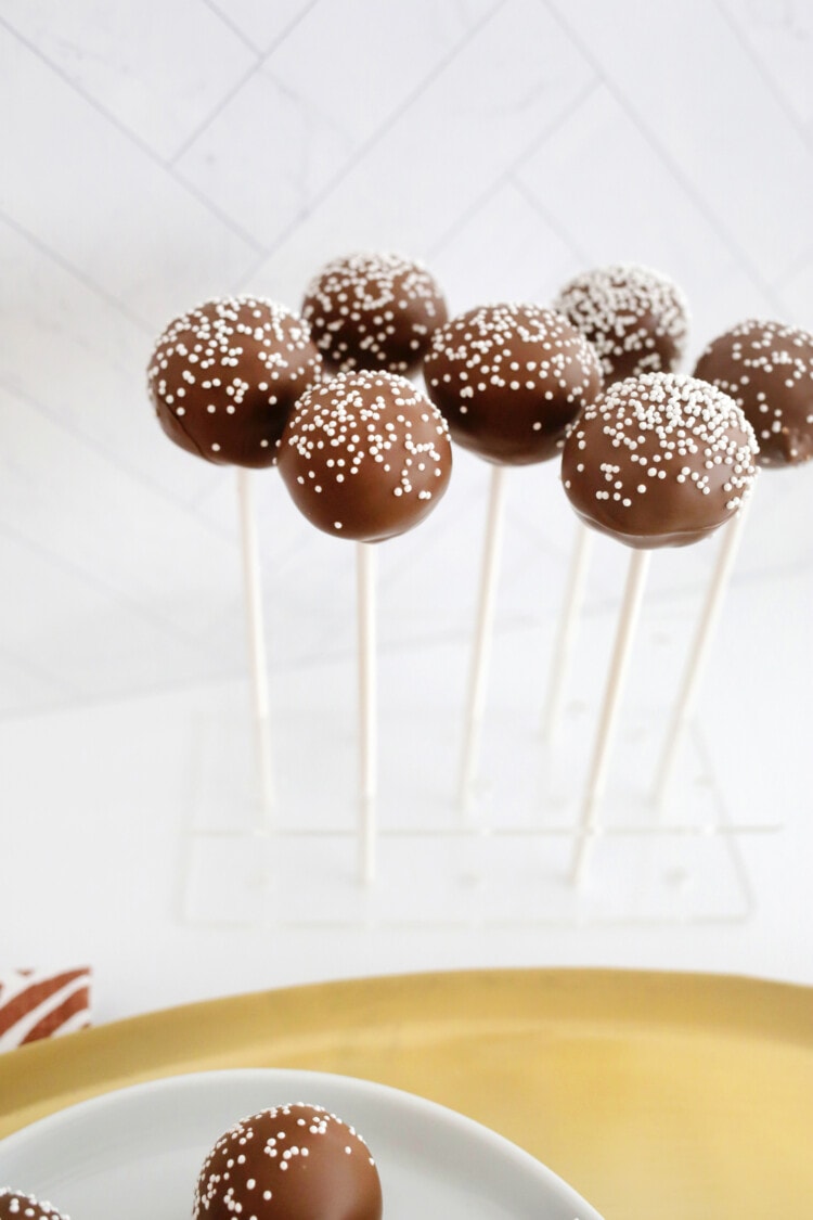 Chocolate Cake Pops - A Beautiful Mess