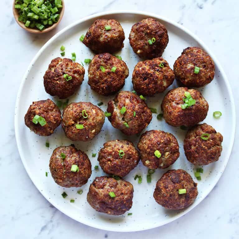 Air Fryer Meatballs - A Beautiful Mess