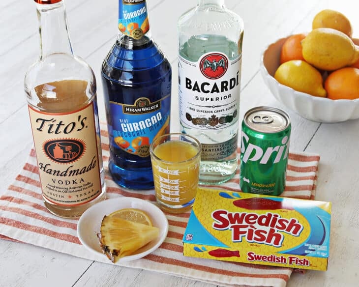 Fishbowl Cocktail - A Beautiful Mess