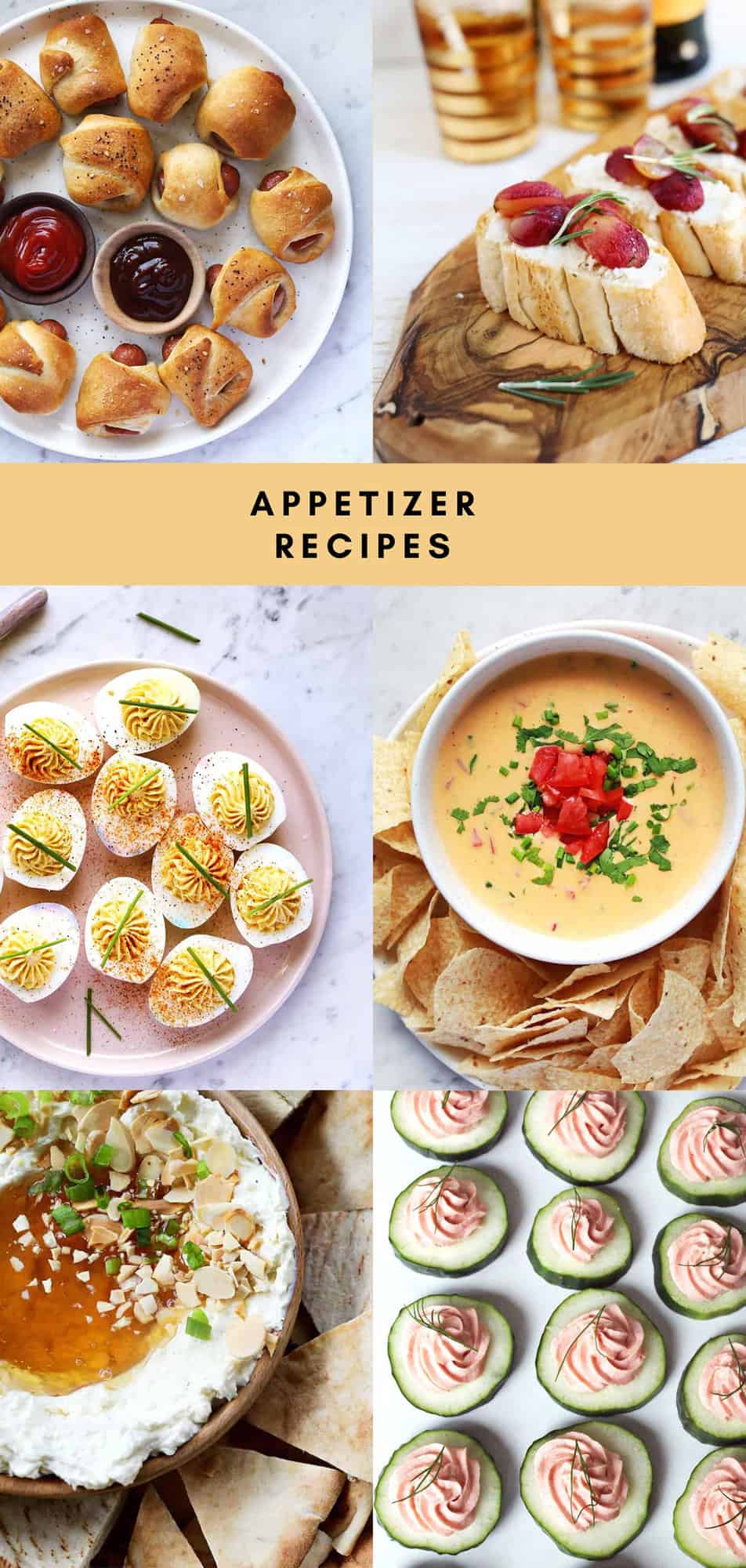 50 + Appetizer Recipes - A Beautiful Mess