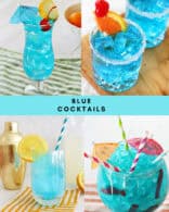 Blue Cocktails - A Beautiful Mess