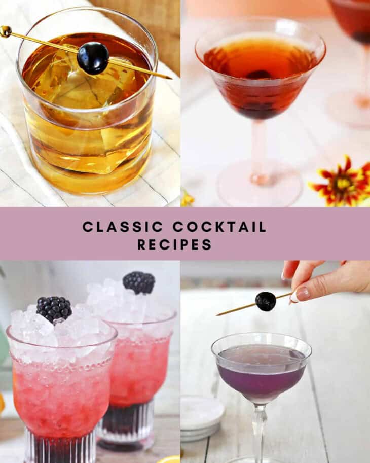 Classic Cocktails - A Beautiful Mess