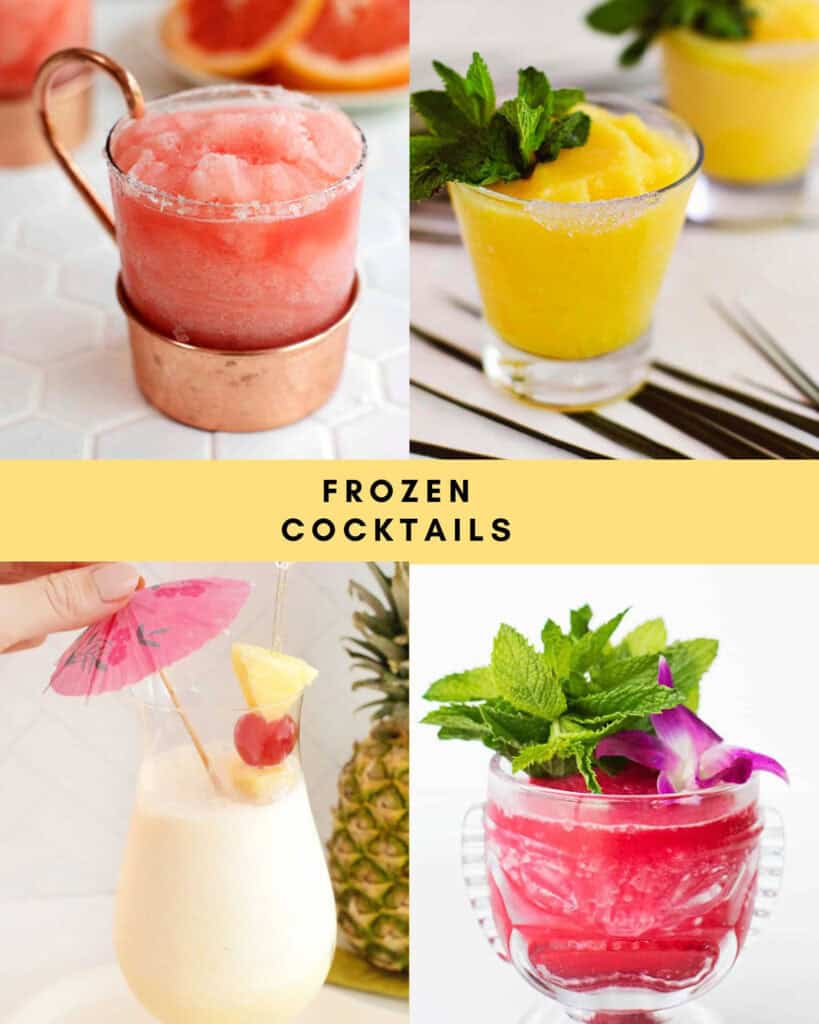 20+ Frozen Cocktails - A Beautiful Mess