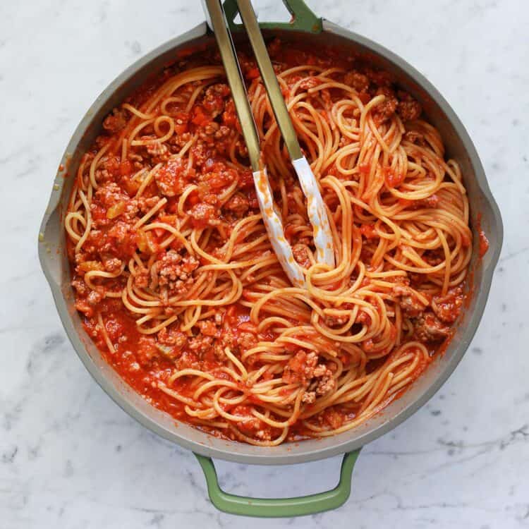 Spaghetti Bolognese - A Beautiful Mess