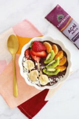 Acai Bowl (Only 3 Ingredients!) - A Beautiful Mess