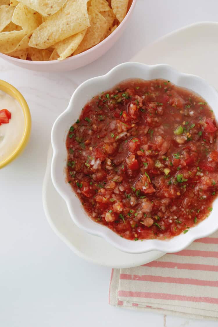 Homemade Salsa - A Beautiful Mess