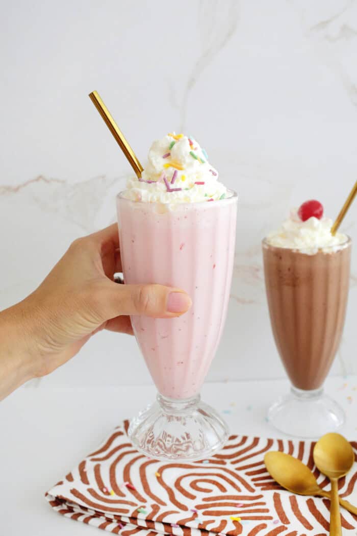 How To Make A Milkshake - A Beautiful Mess