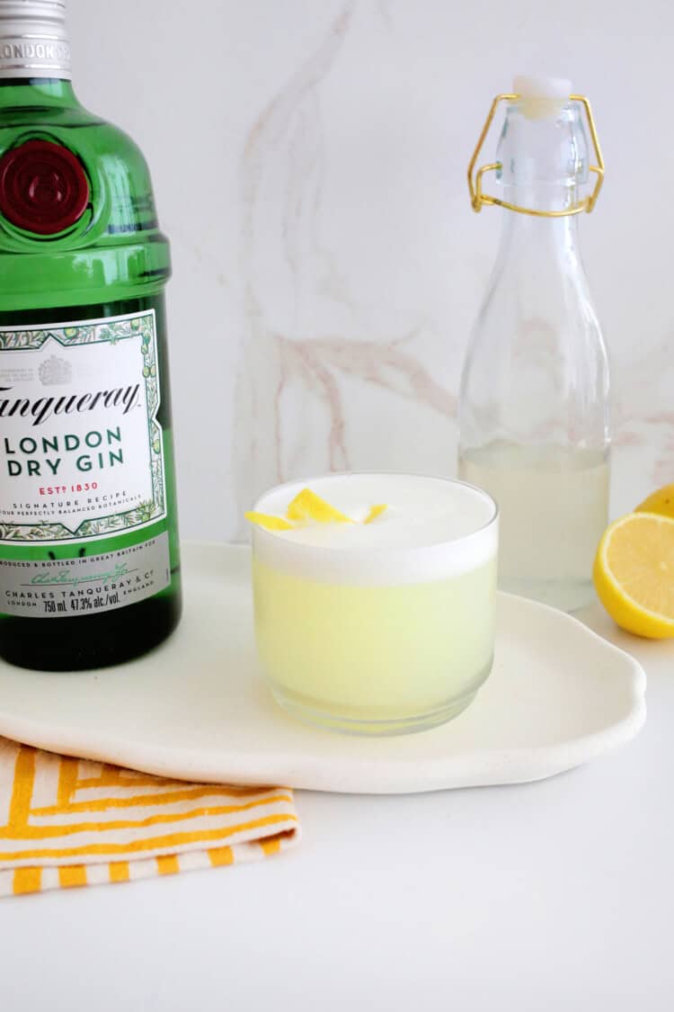 Gin Fizz Cocktail - A Beautiful Mess