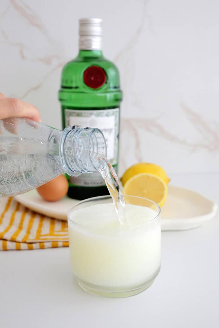 Gin Fizz Cocktail - A Beautiful Mess