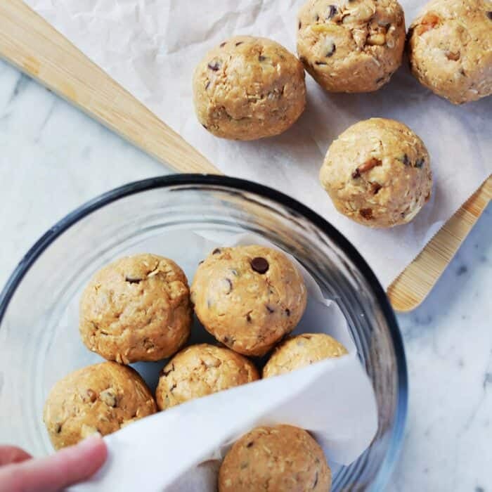 EASY (No-Bake) Protein Balls - A Beautiful Mess