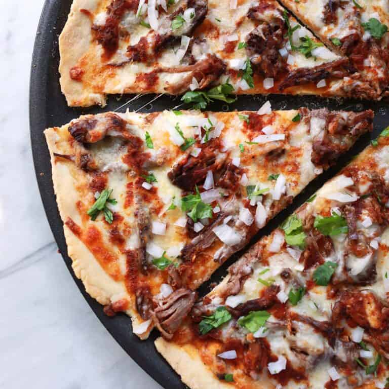Birria Pizza - A Beautiful Mess