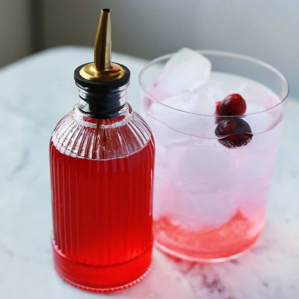 Cranberry Syrup - A Beautiful Mess