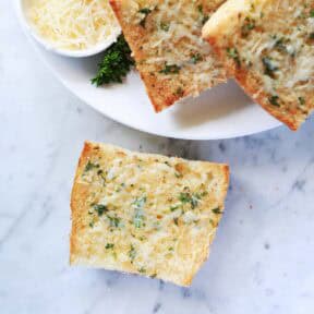 Garlic Toast - A Beautiful Mess