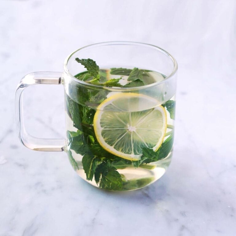 Fresh Mint Tea - A Beautiful Mess
