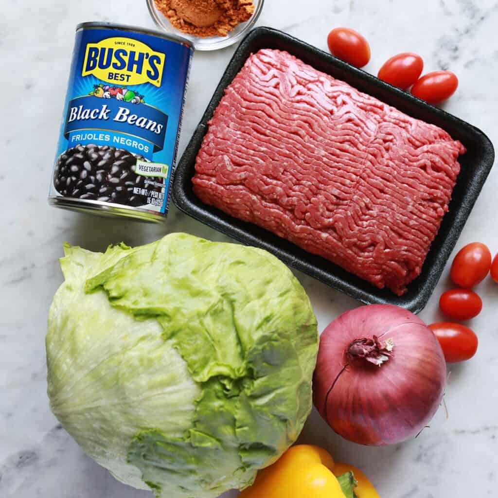 EASY Homemade Taco Salad - A Beautiful Mess
